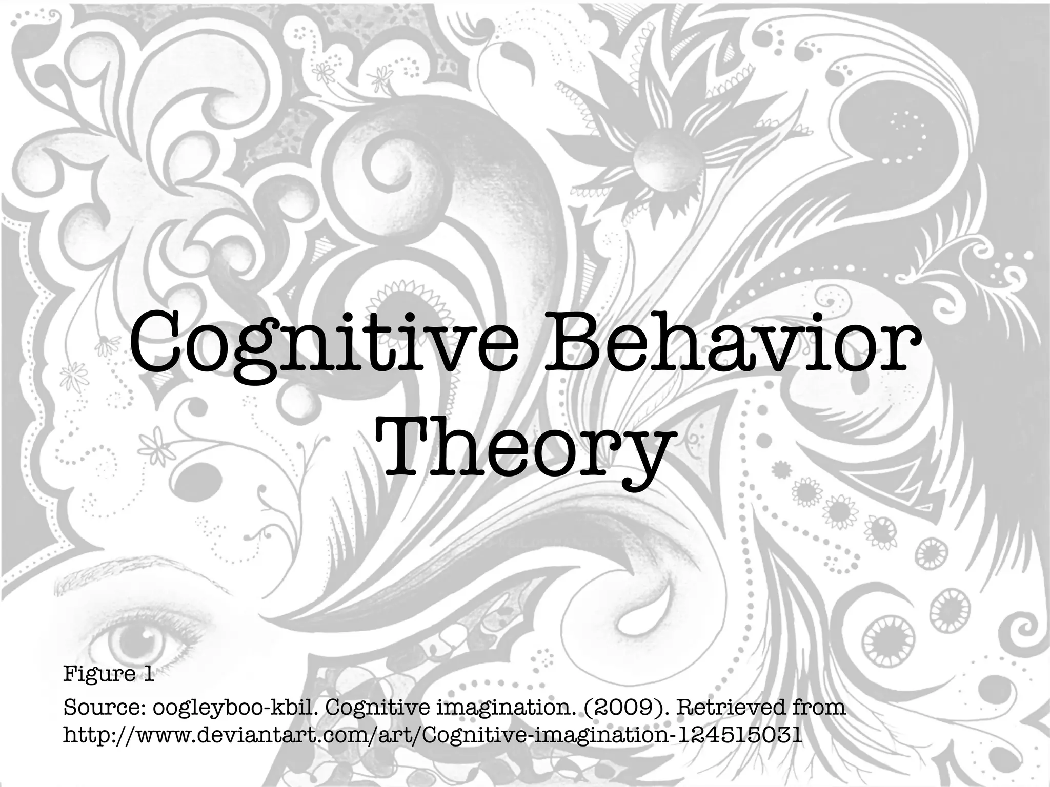 Cognitive Behavior Theory | PDF