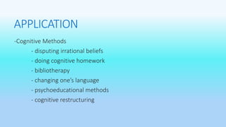 Cognitive behavior therapy | PPTX