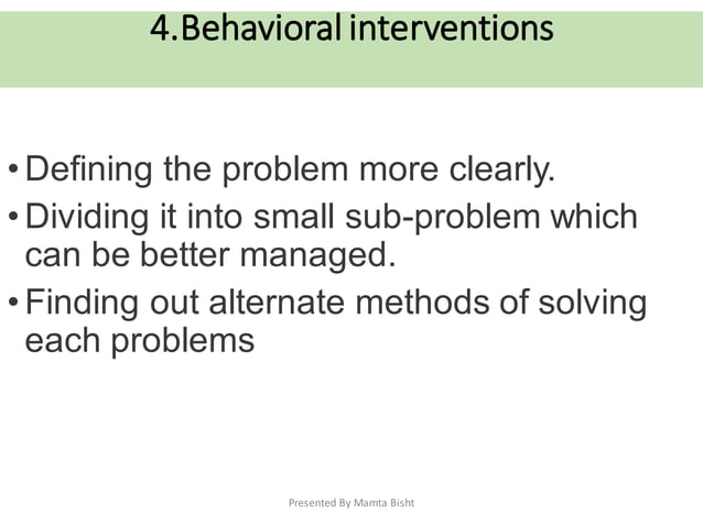Cognitive behavior therapy | PDF