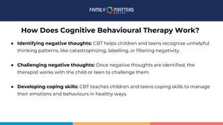 Cognitive Behavioural Therapy (CBT) For Children and Teens.pptx