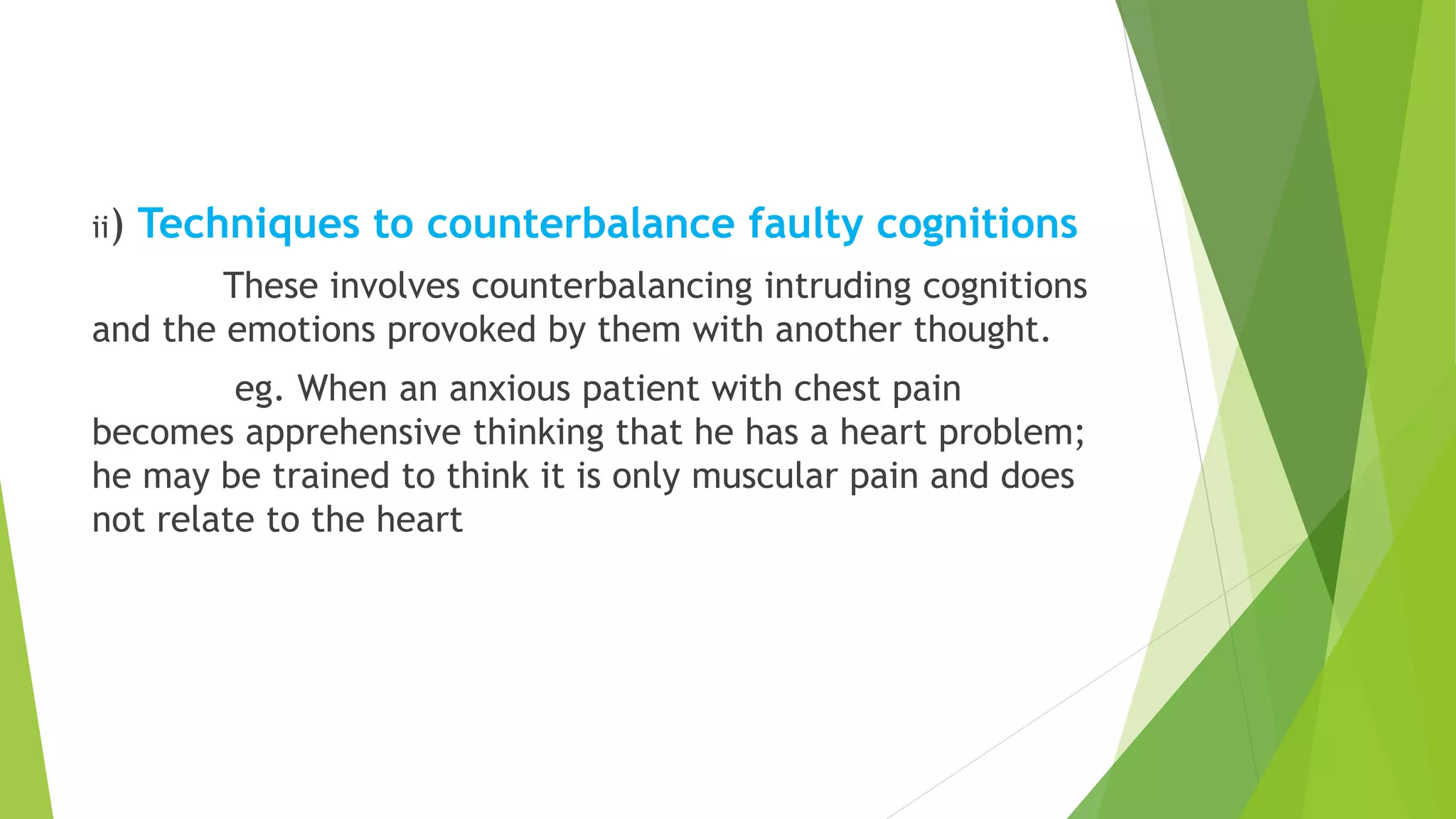 Cognitive behaviour therapy | PPTX
