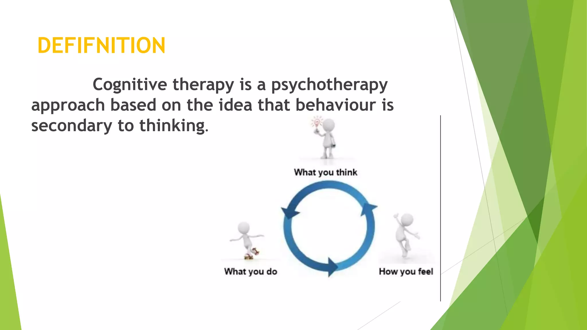 Cognitive behaviour therapy | PPTX