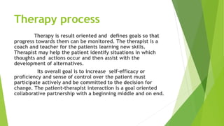 Cognitive behaviour therapy | PPTX