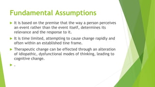 Cognitive behaviour therapy | PPTX