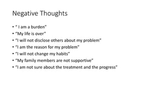Cognitive behaviour therapy in chronic illness | PPTX