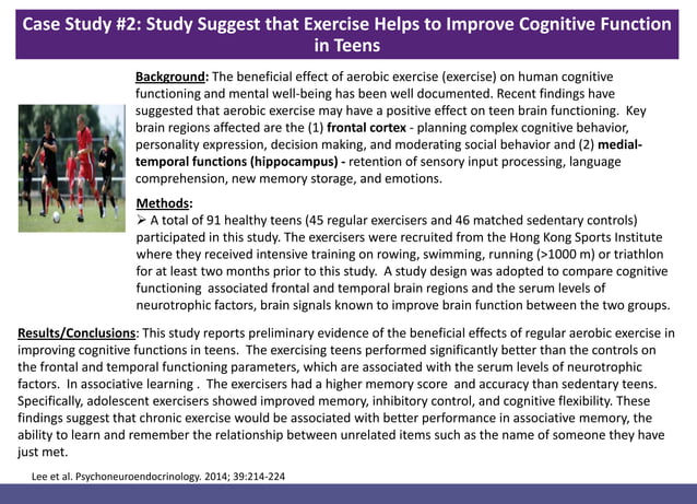 Cognitive Benefits of Exercise for Children and Teens | PPT
