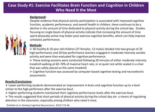 Cognitive Benefits of Exercise for Children and Teens | PPT