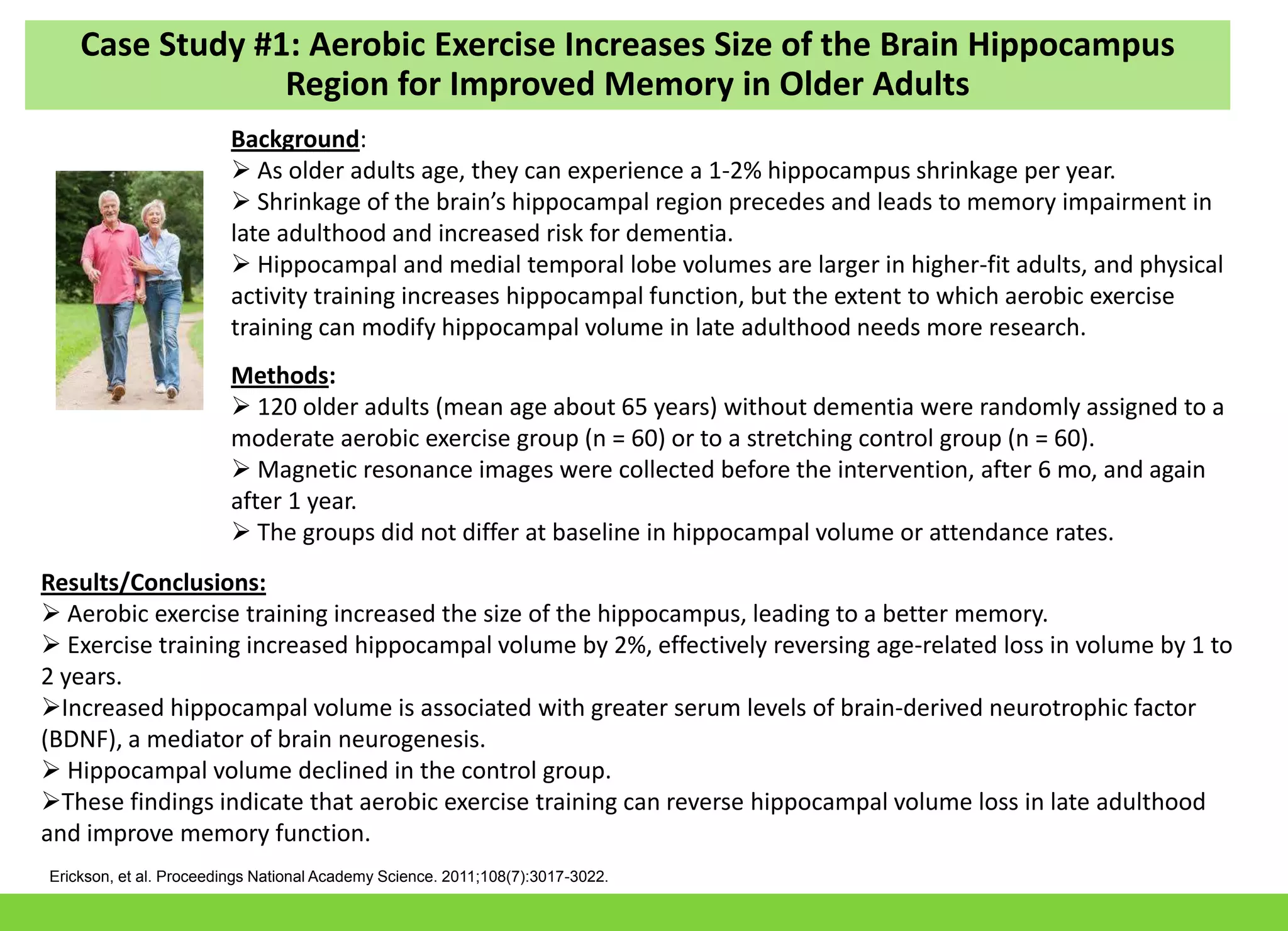 Cognitive Benefits of Exercise for Seniors | PPTX
