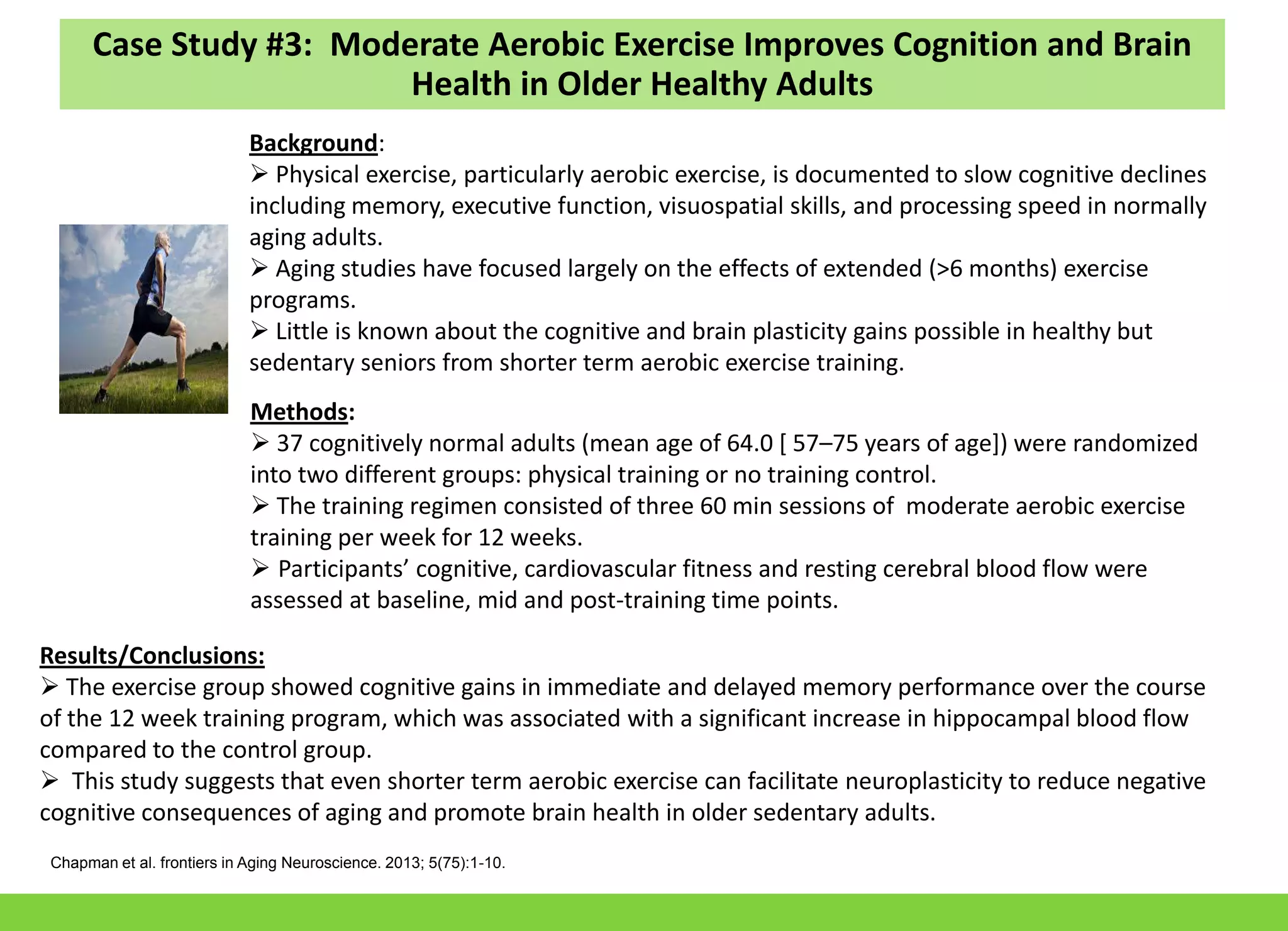 Cognitive Benefits of Exercise for Seniors | PPTX