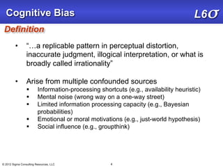 Why People Make Bad Decisions: The Role of Cognitive Biases | PDF
