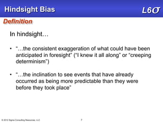 Why People Make Bad Decisions: The Role of Cognitive Biases | PDF