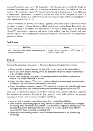 cognitive bias is a systematic pattern t | PDF