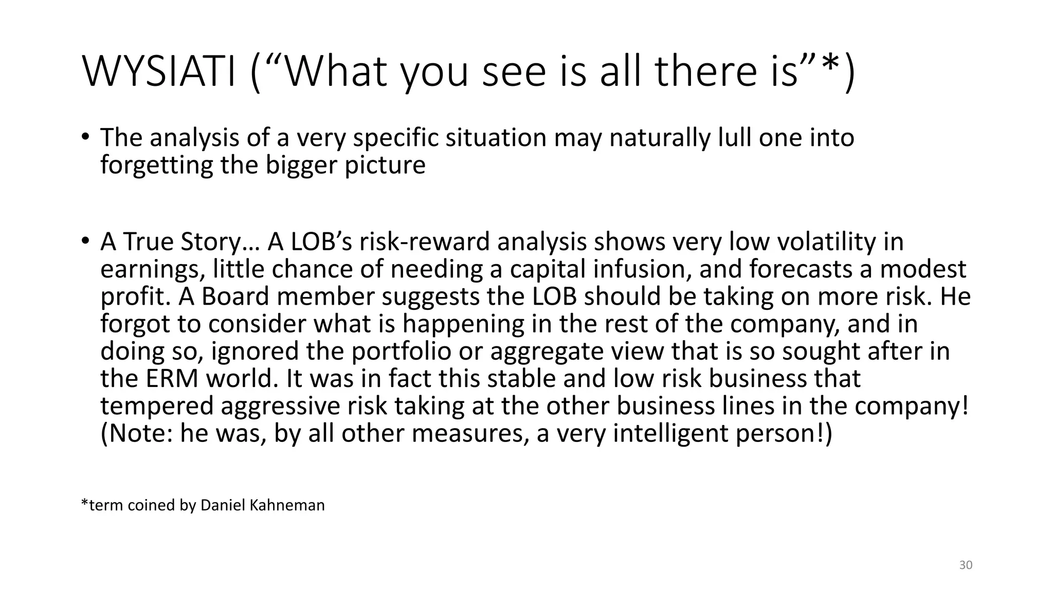 Cognitive Bias in Risk-Reward Analysis | PPTX