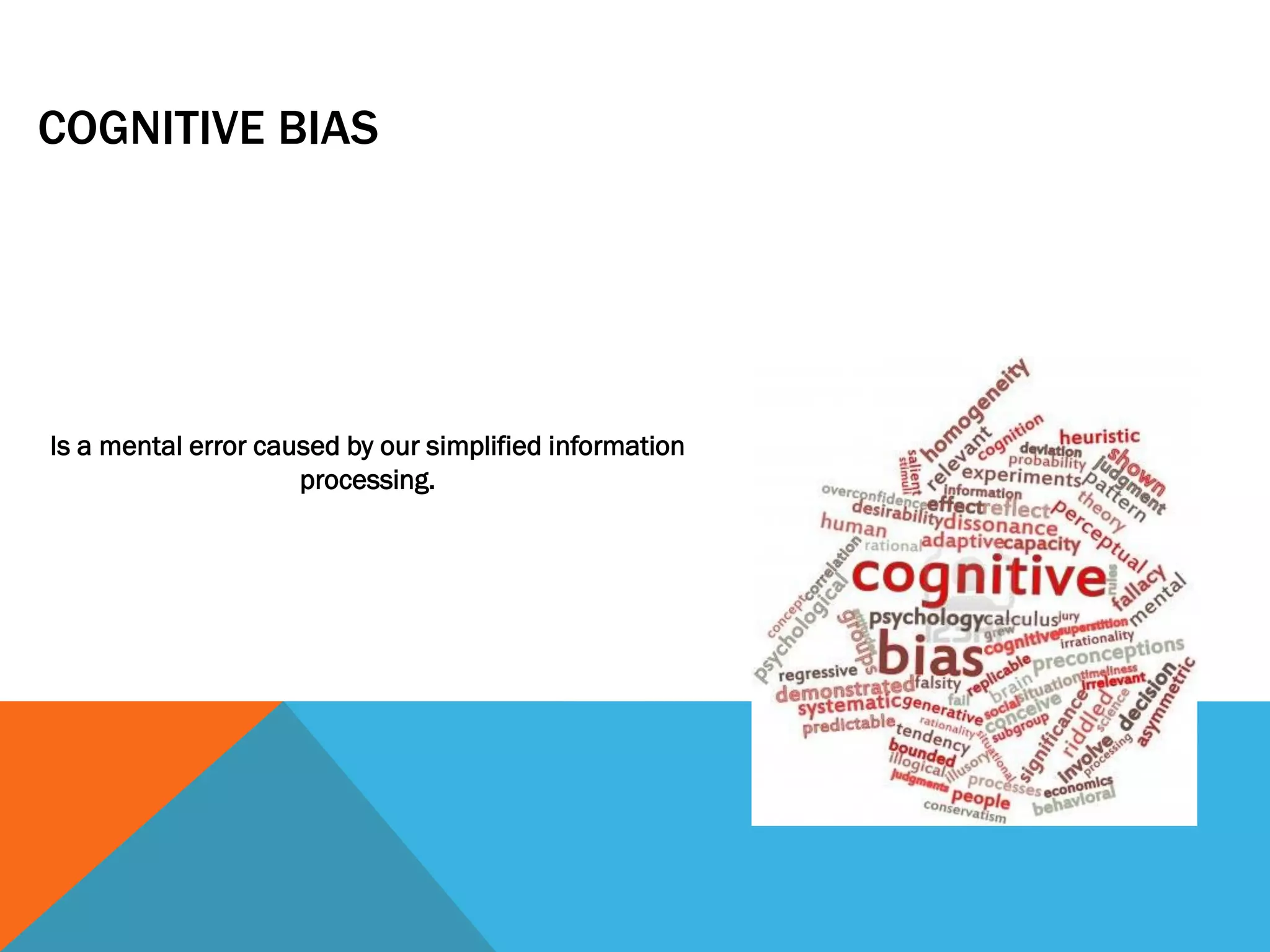 Cognitive biases | PPT