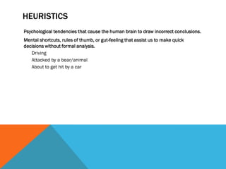 Cognitive biases | PDF