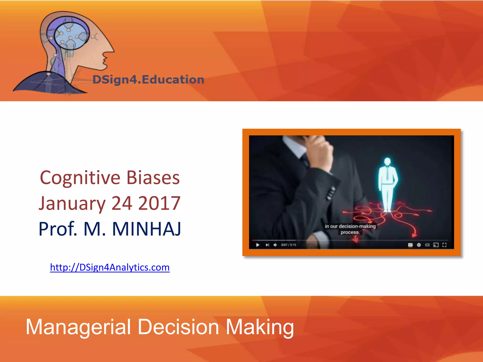 Cognitive biases | PPTX