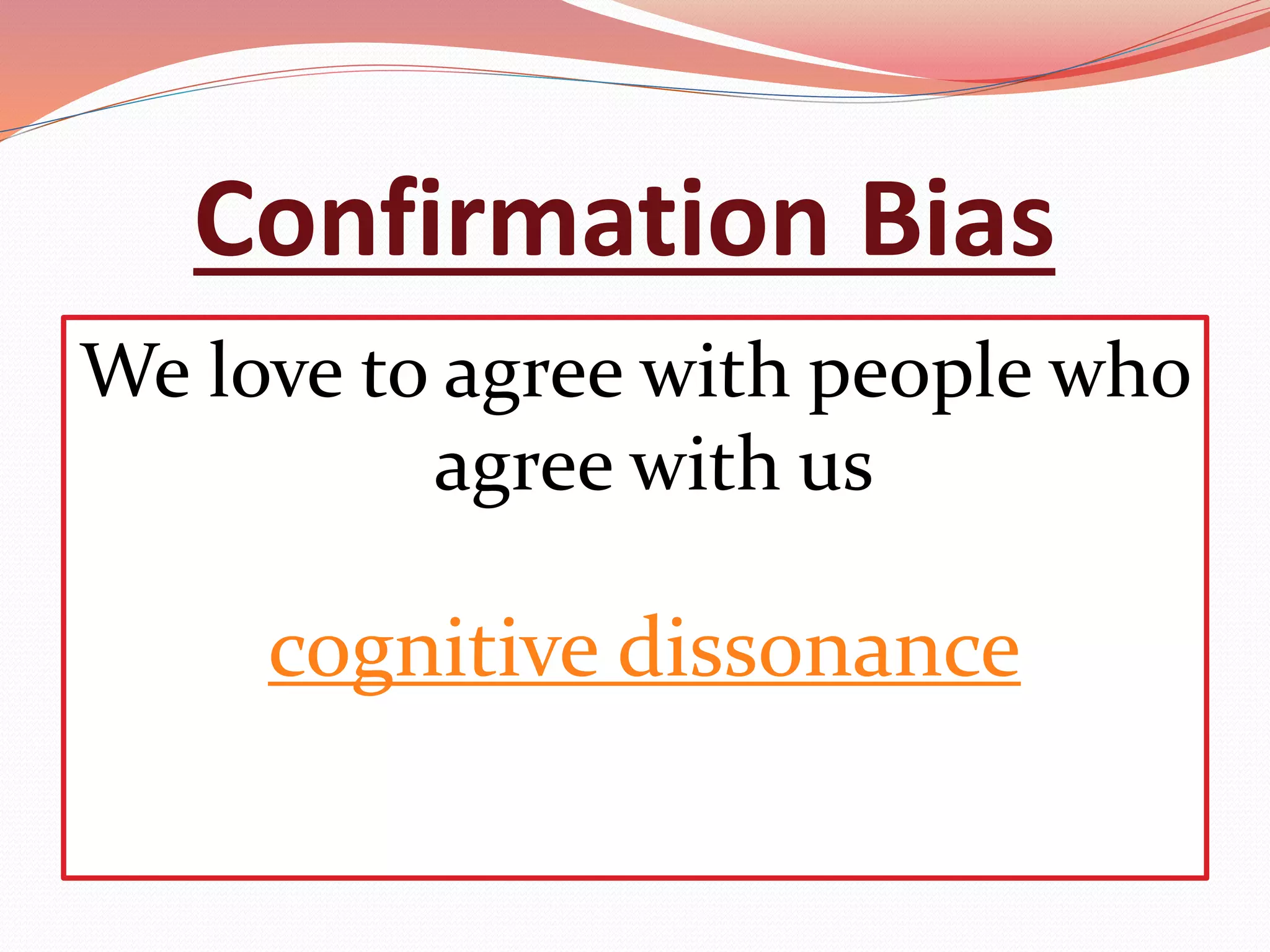 Cognitive biases | PPT