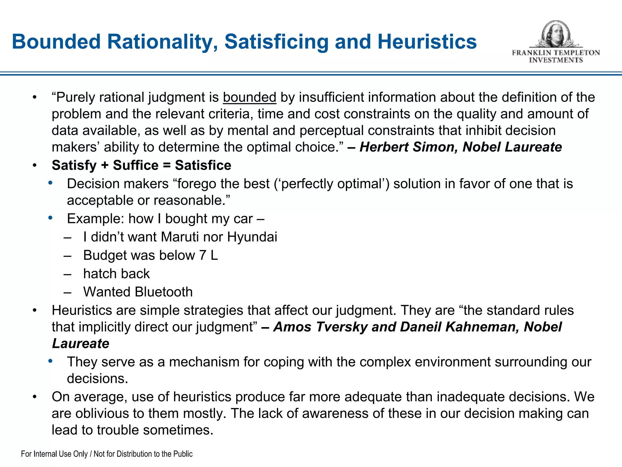 Overview of Cognitive Biases | PPTX