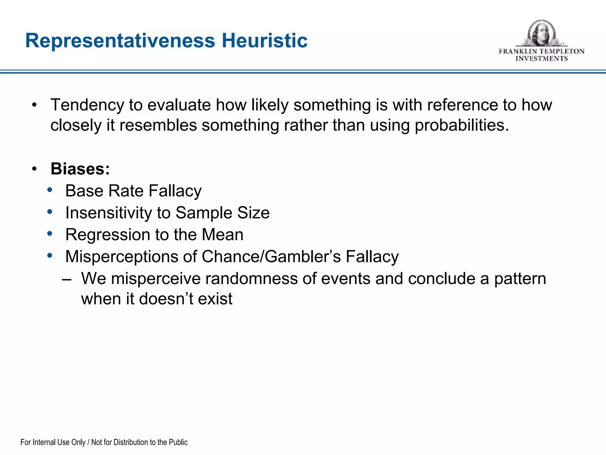 Overview of Cognitive Biases | PPTX