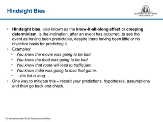 Overview of Cognitive Biases | PPTX