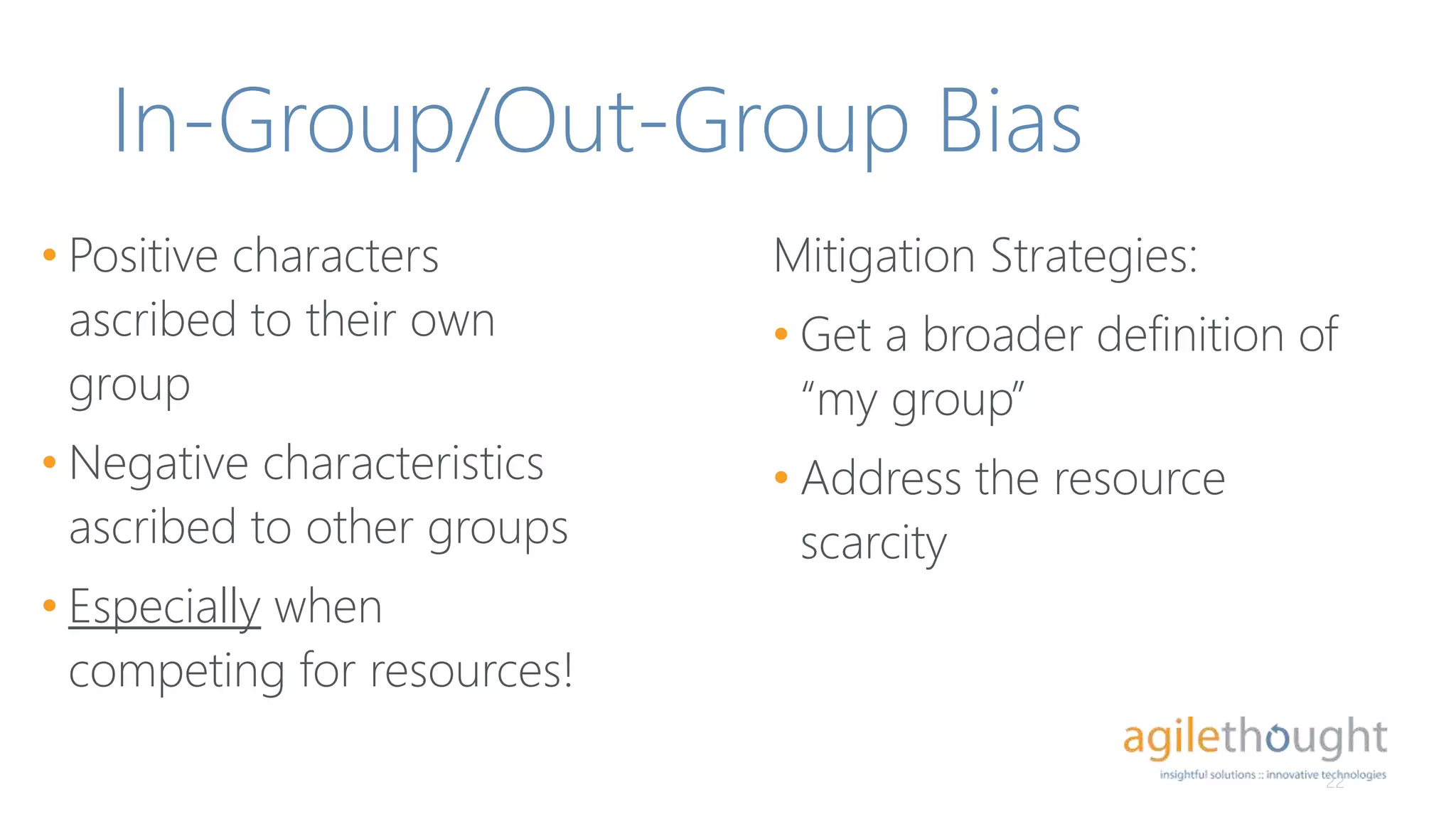 Cognitive Bias - Exploring What Goes on Between Your Ears | PPTX