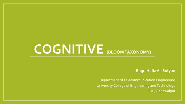 Cognitive (bloom taxonomy).ppt