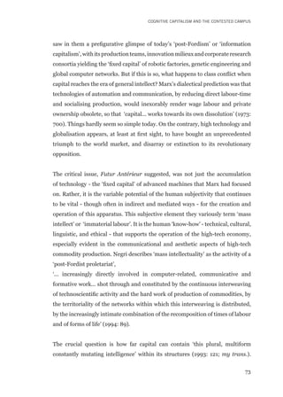 "COGNITIVE CAPITALISM AND THE CONTESTED CAMPUS" de Nick Dyer-Witheford ...