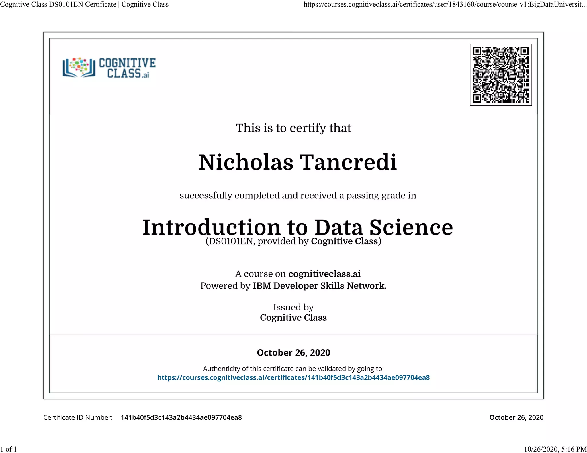 Introduction to Data Science from IBM | PPT