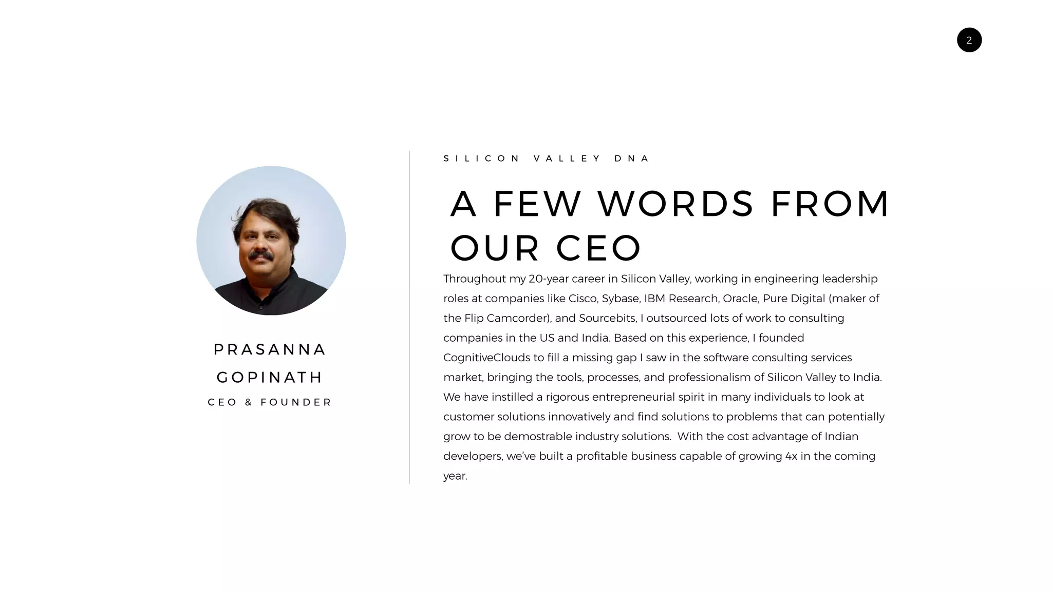 CognitiveClouds Customer Presentation | PDF