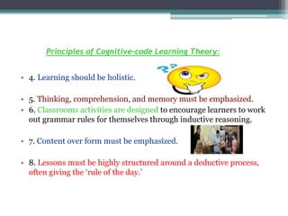 Cognitive code theory in Applied Linguistics | PPTX