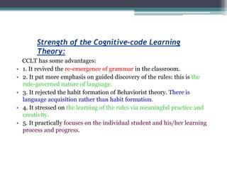 Cognitive code theory in Applied Linguistics | PPTX