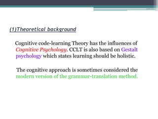 Cognitive code theory in Applied Linguistics | PPTX