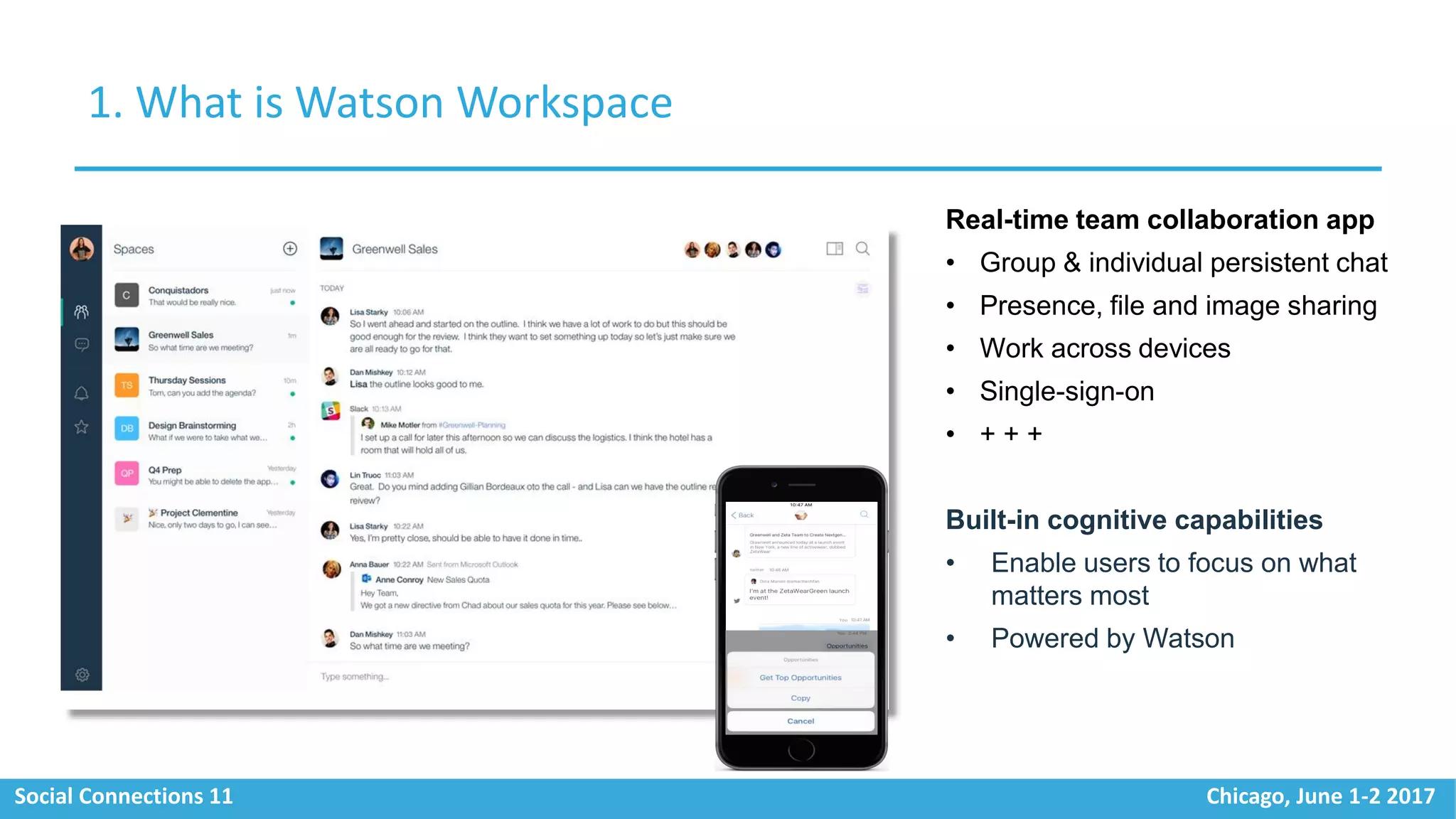 IBM Watson Workspace and Work Services strategy and roadmap | PPT