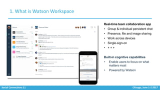 IBM Watson Workspace and Work Services strategy and roadmap | PPT