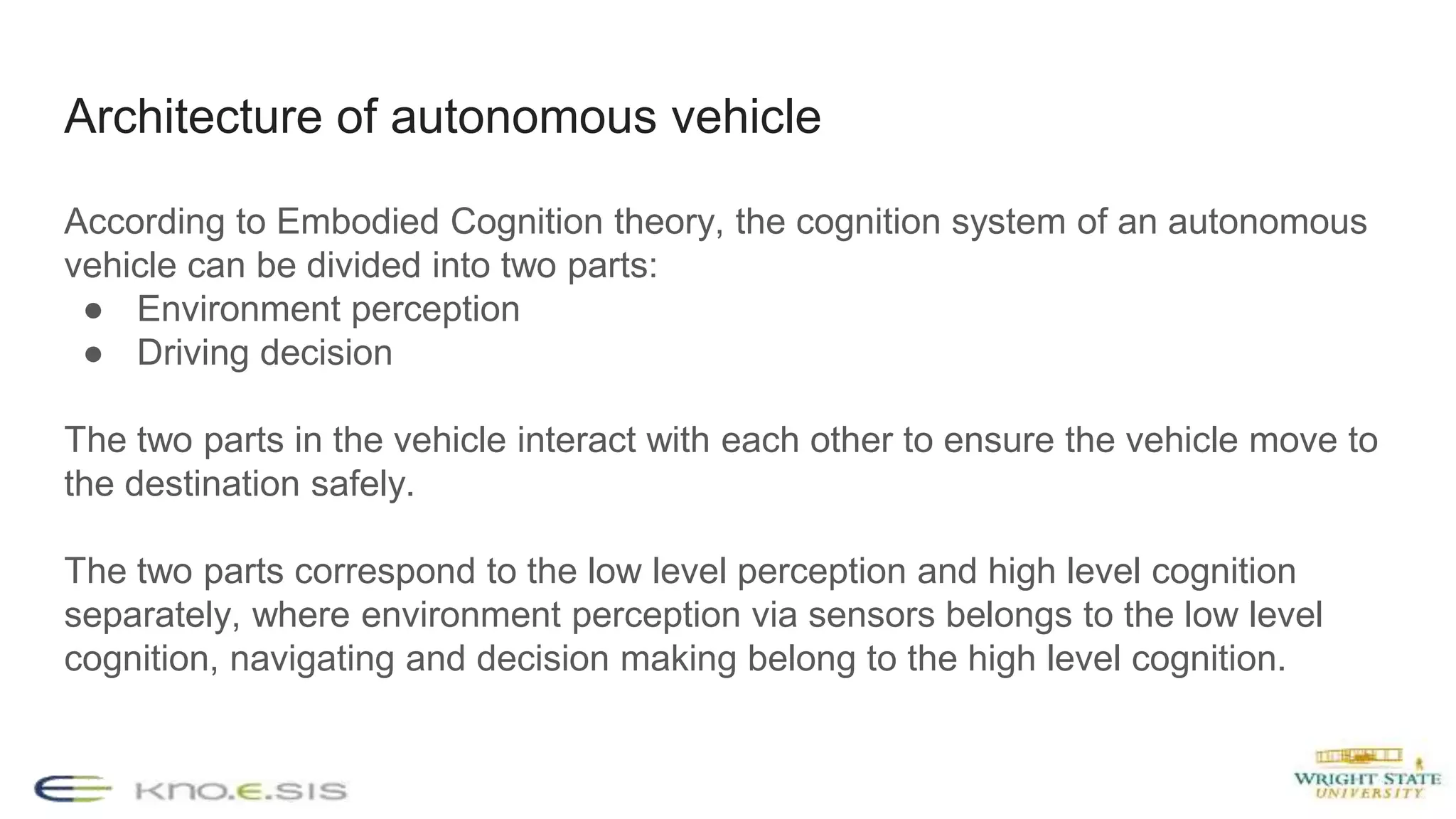 Semantic Cognitive And Perceptual Computing Cognitive Computing In Autonomous Vehicle Pptx