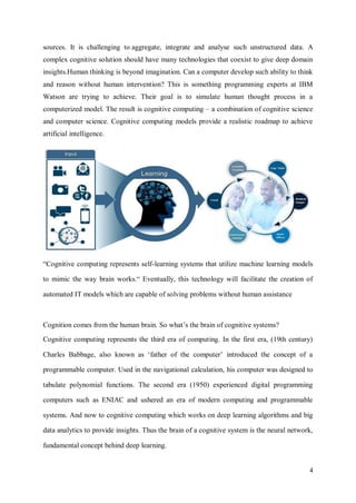 Cognitive computing | PDF | Artificial Intelligence | Technology ...