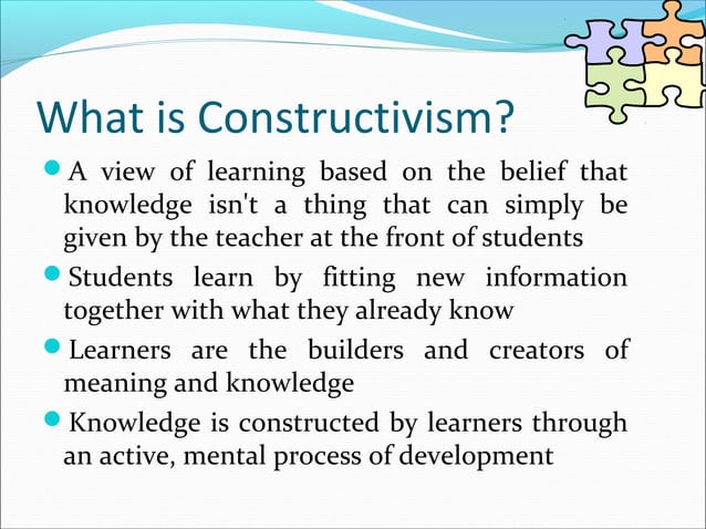 Cognitiveconstructivism | PPT | Free Download