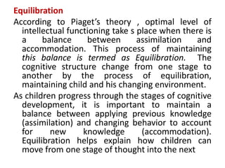 Cognitive development Piaget | PPTX