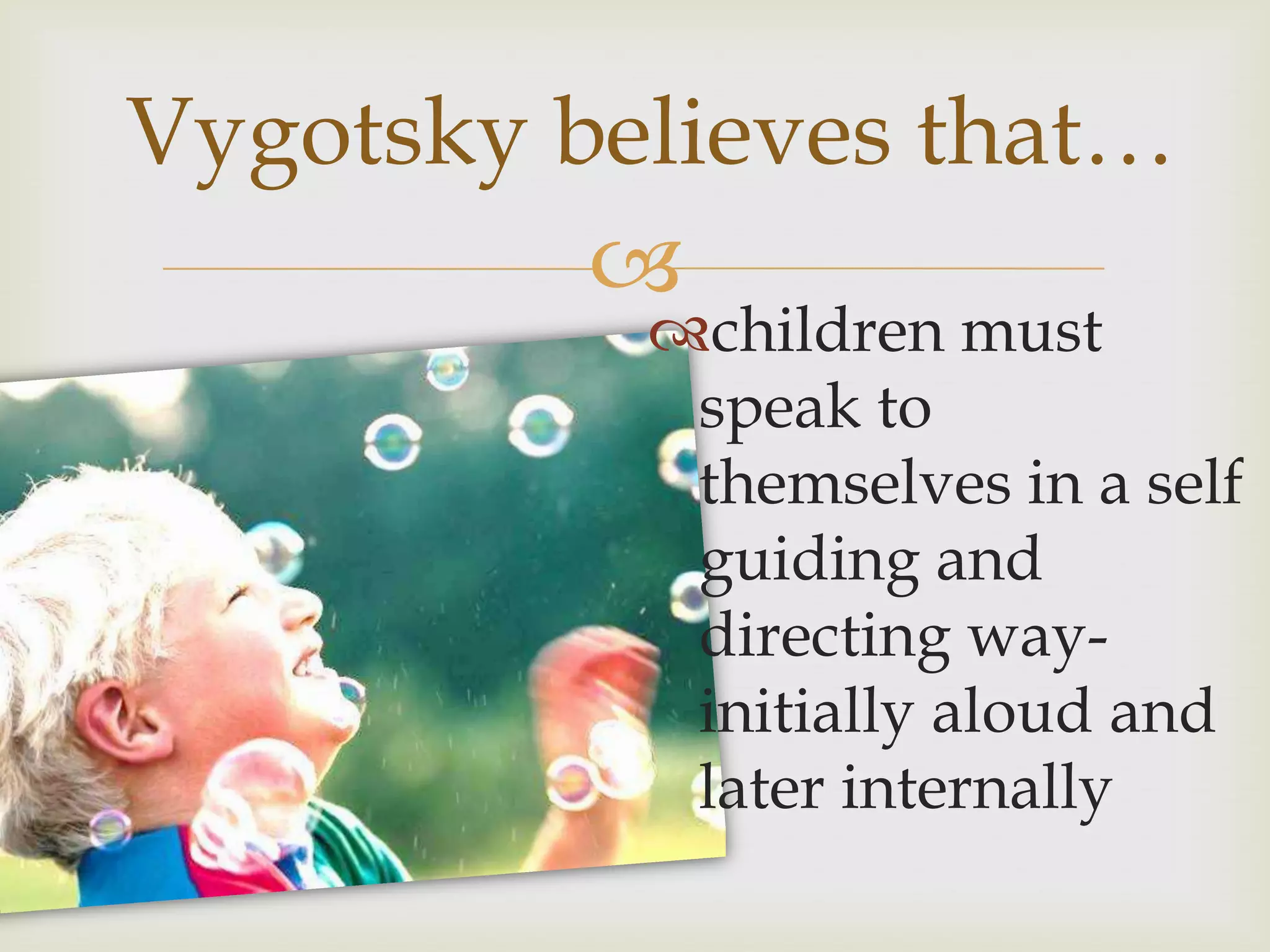 Vygotsky's Cognitive development | PPTX