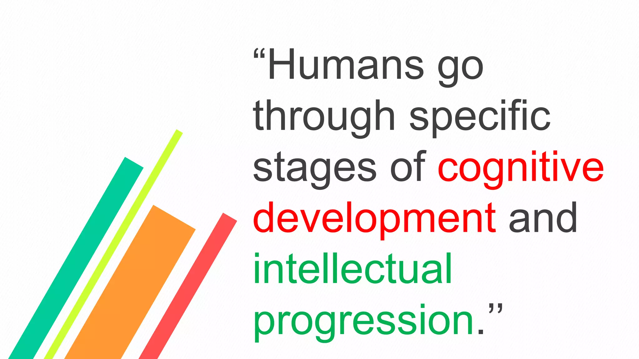 Cognitive development | PPTX