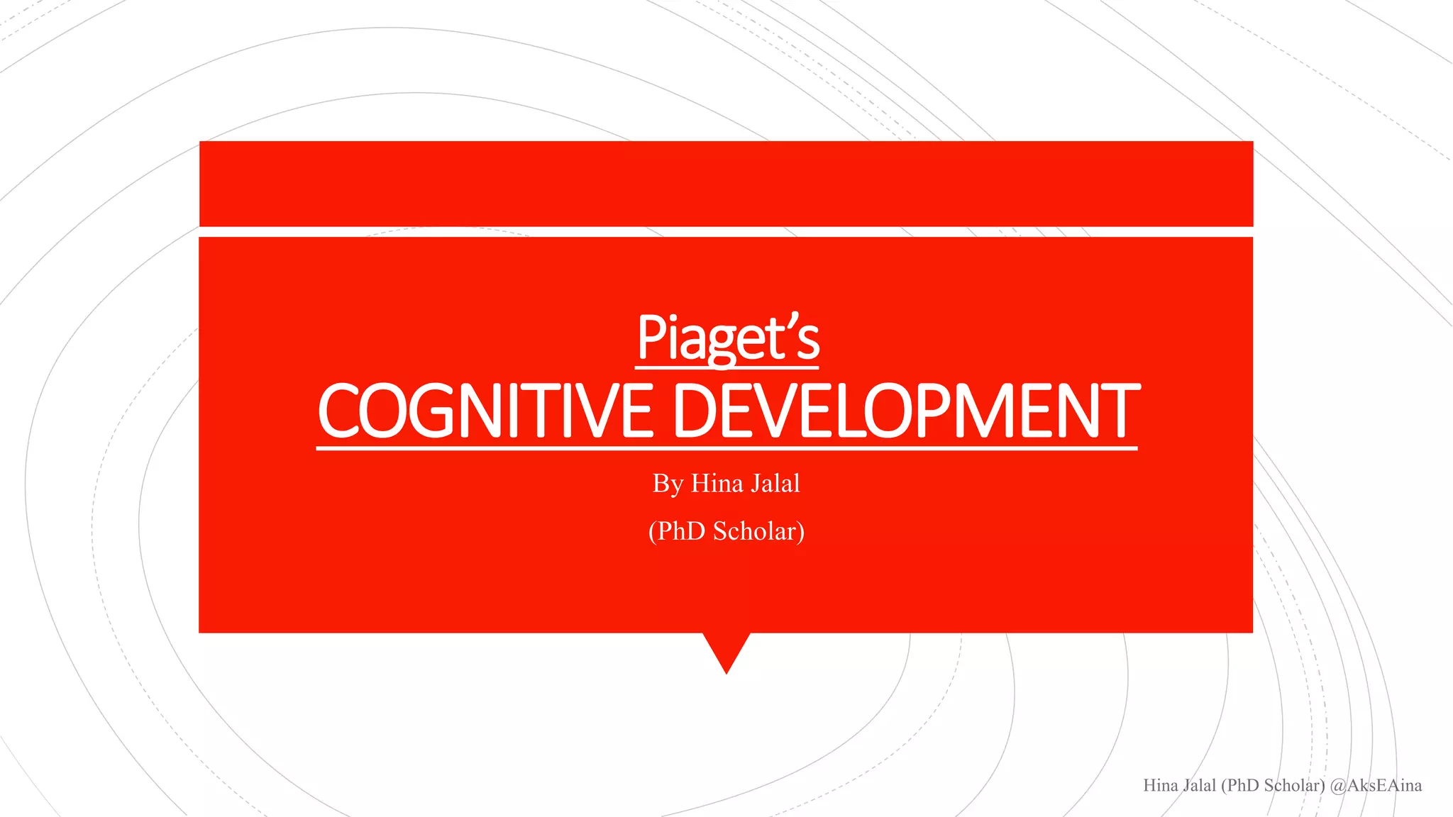 Cognitive development | PPT