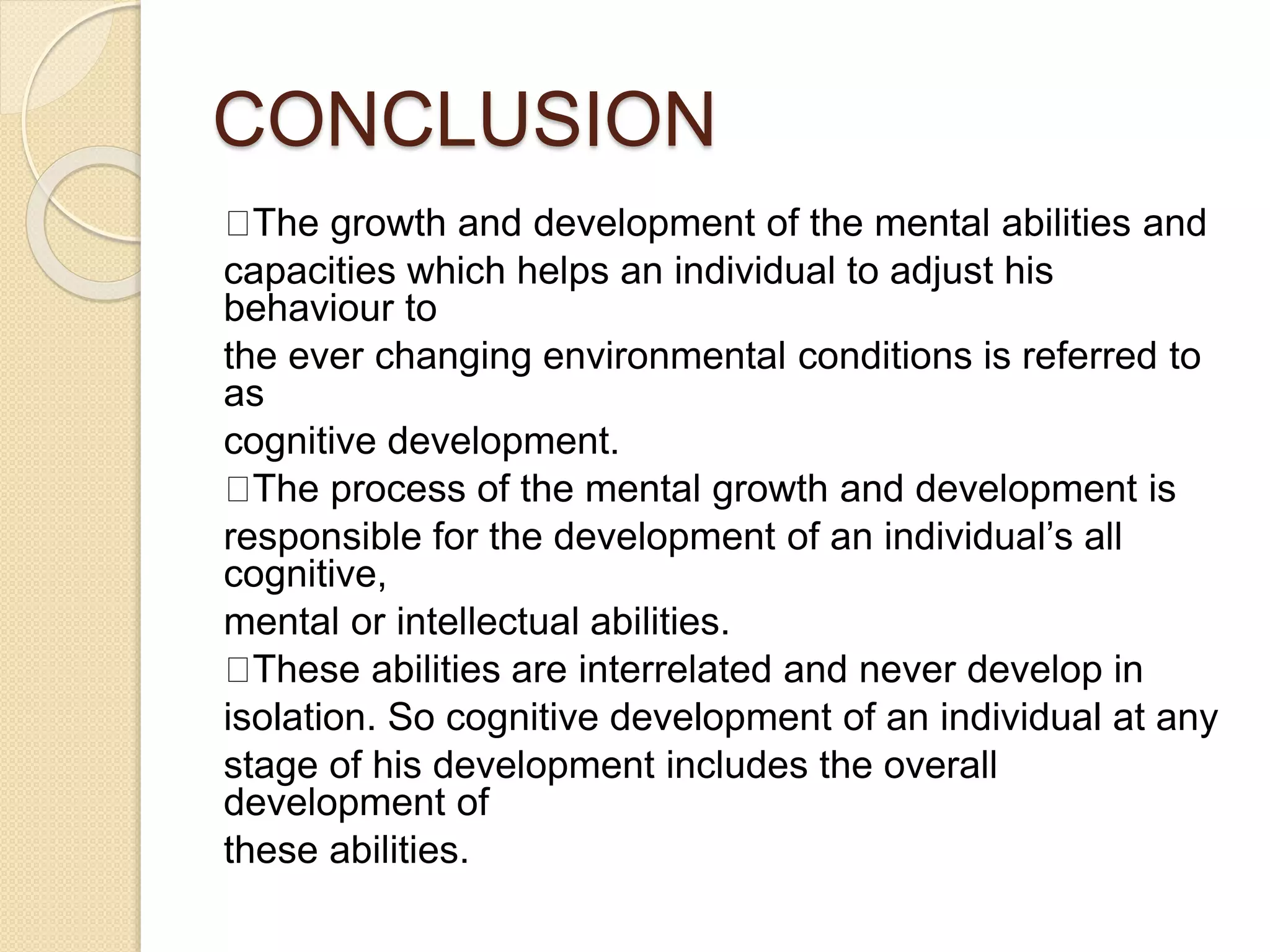 Cognitive development | PPT