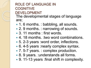 Cognitive development | PPT