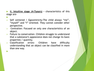 Cognitive Development of learning of psychology | PPT