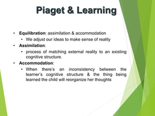 Cognitive Development of learning of psychology | PPT