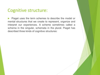 Cognitive Development of learning of psychology | PPT