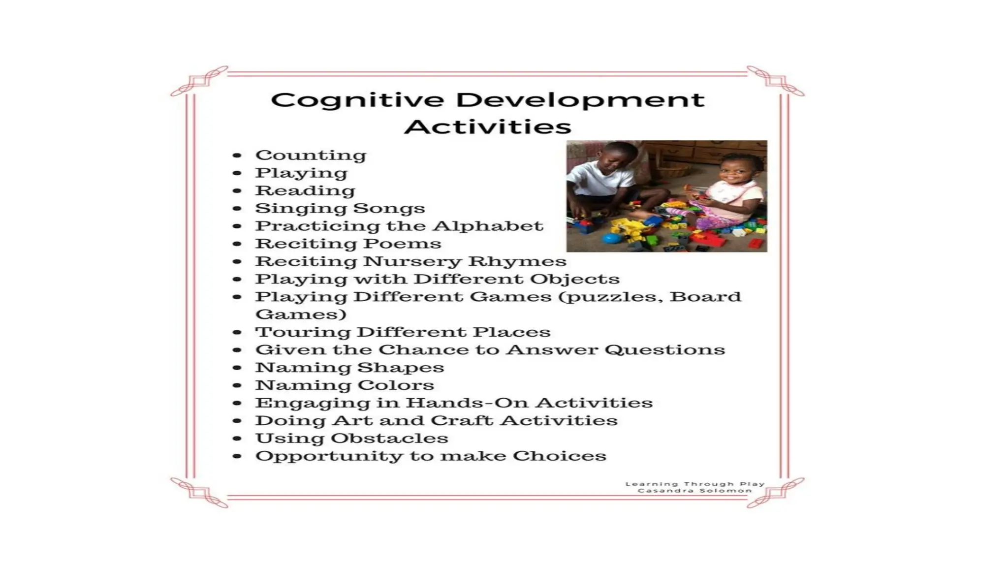 Cognitive Development for children's progress | PPT