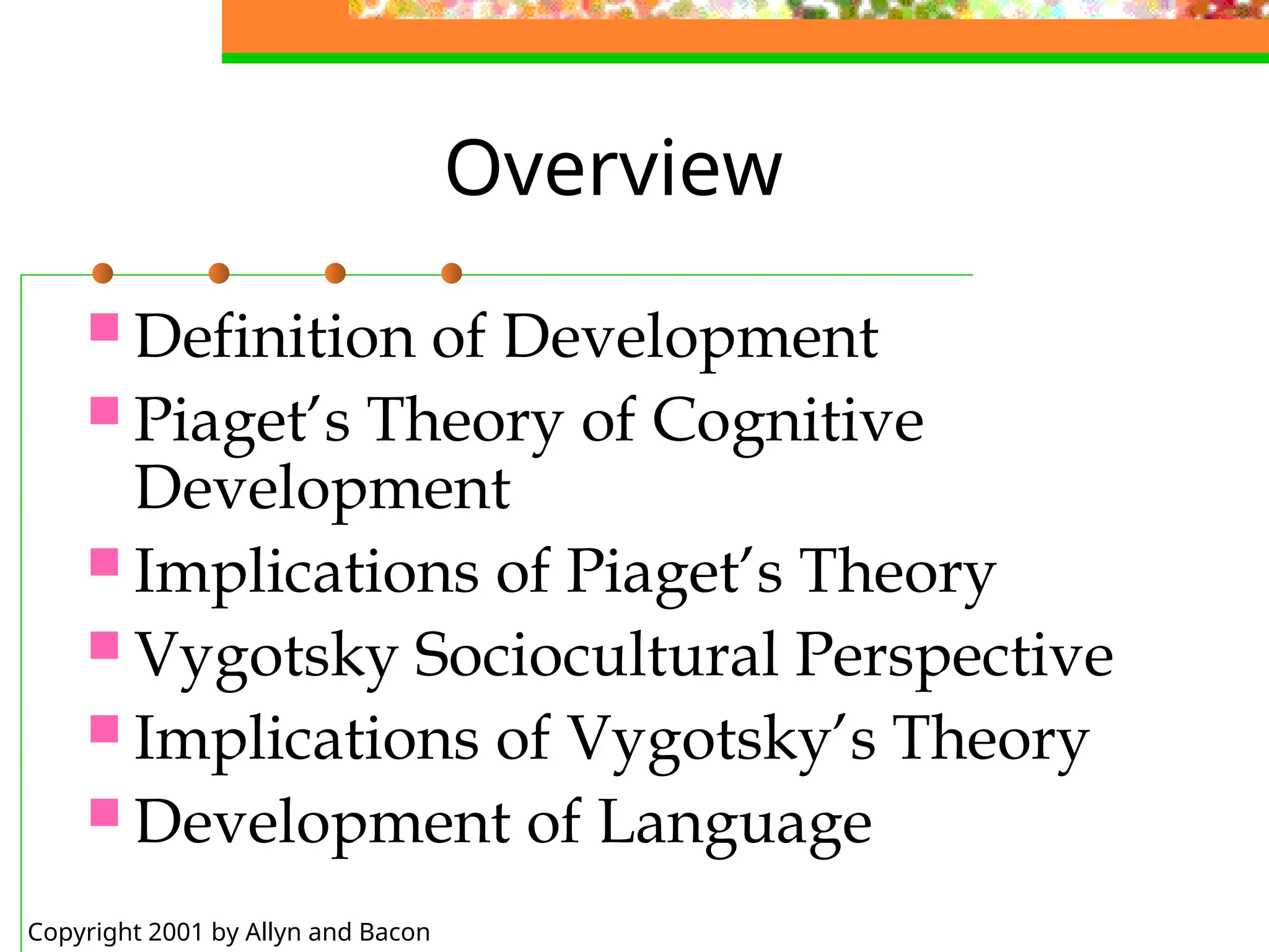 Cognitive development J. Piaget's theory | PPT
