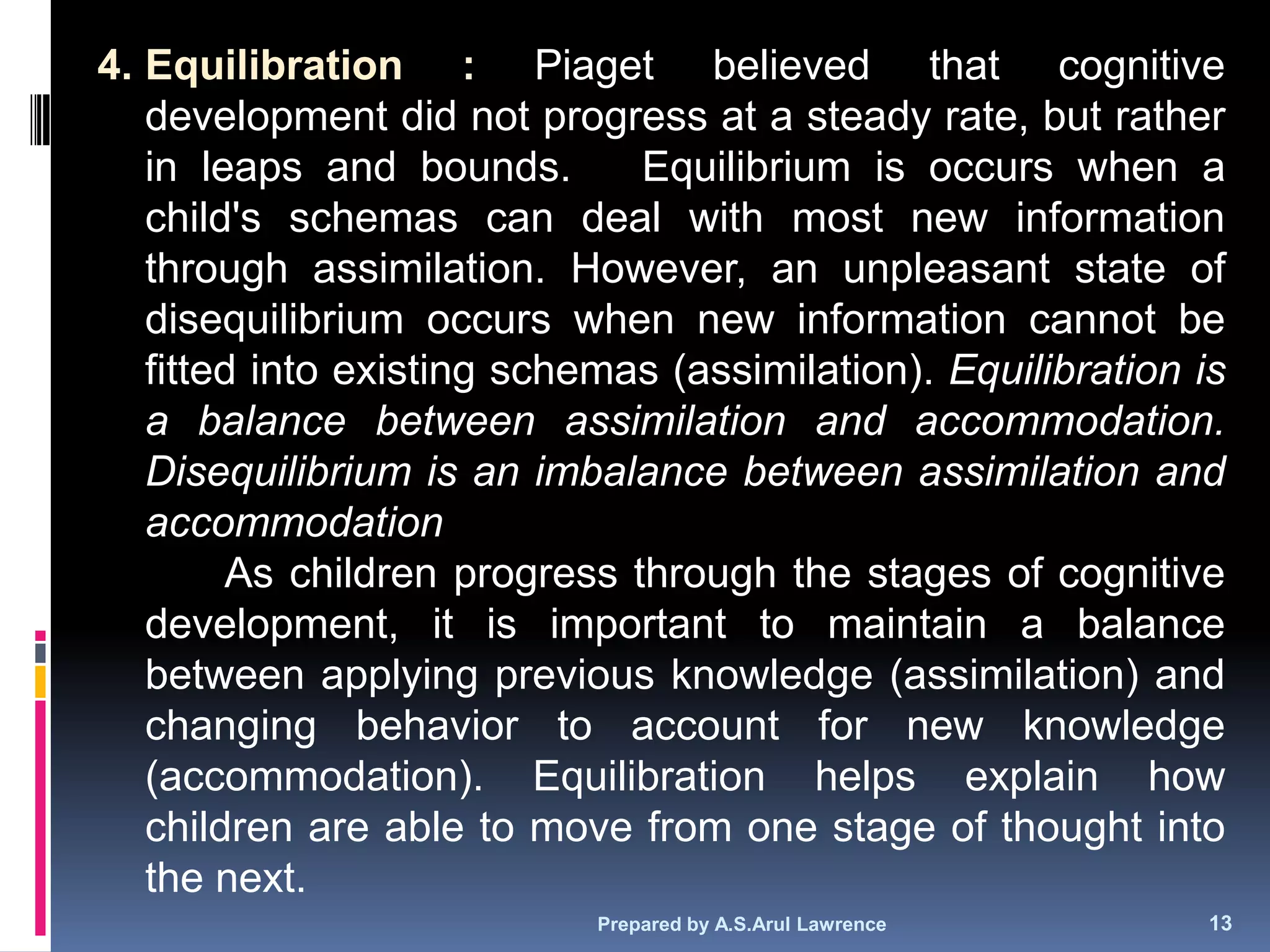 Piaget's Cognitive Development | PPSX