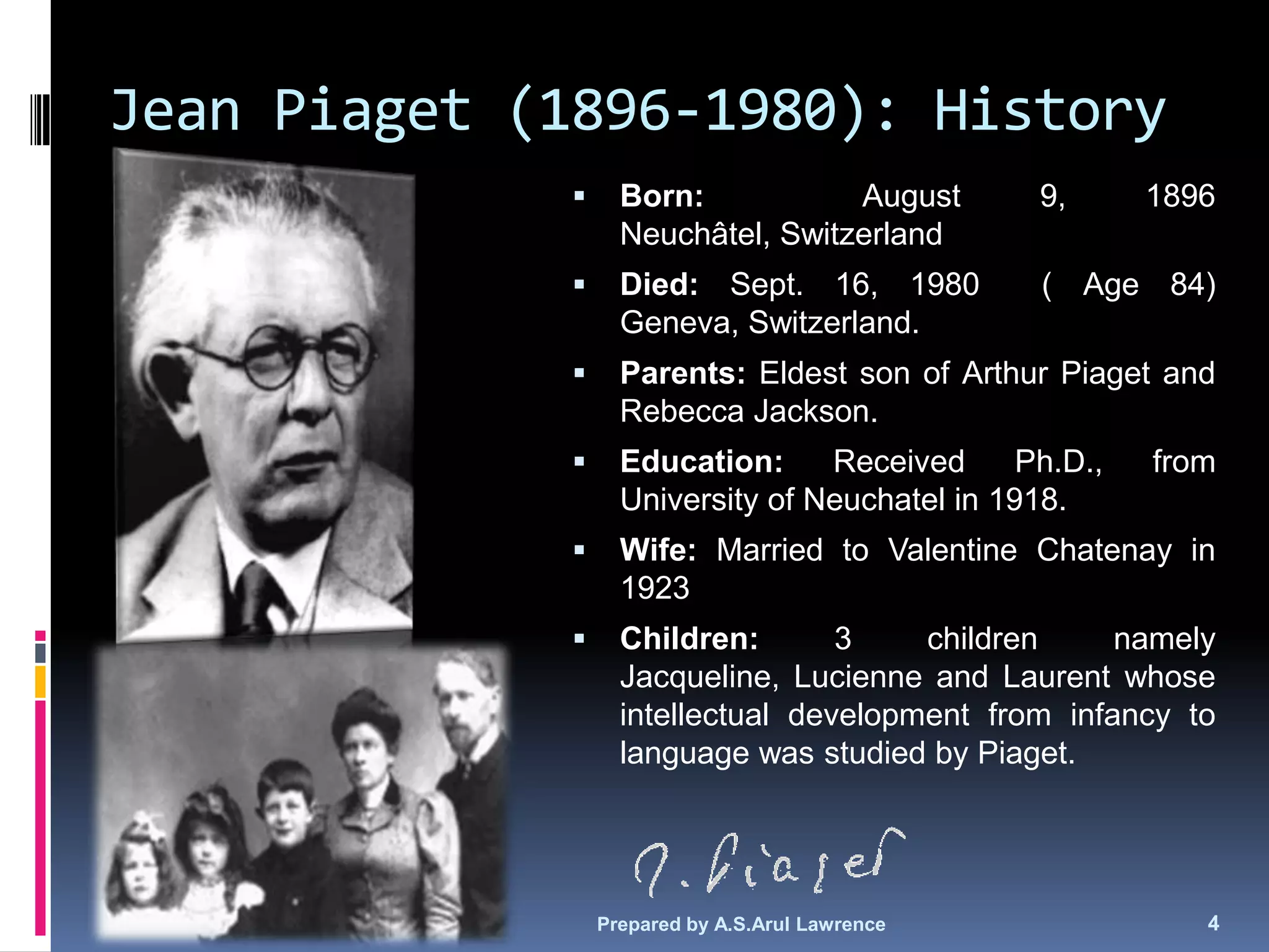 Piaget's Cognitive Development | PPSX